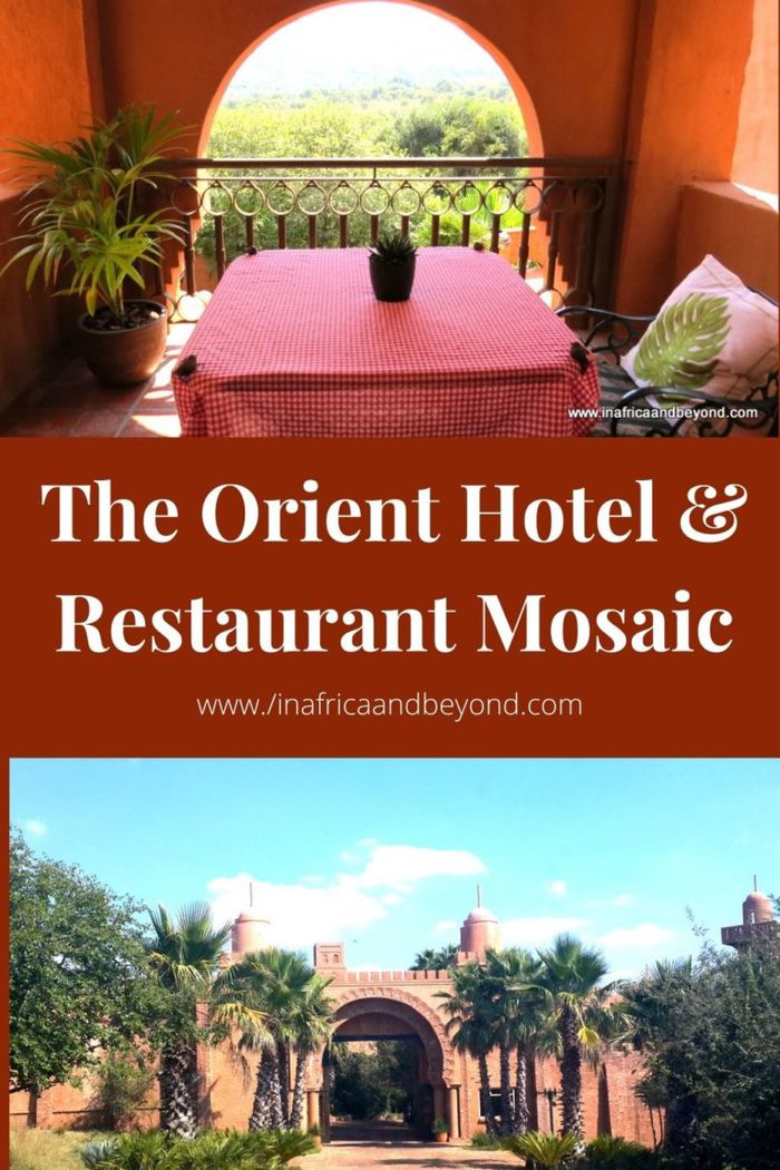 The exclusive Orient Hotel & Restaurant Mosaic